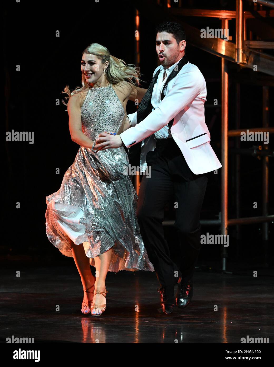 Hollywood FL, USA. 17th Feb, 2023. Alan Bersten and Emma Slater perform ...