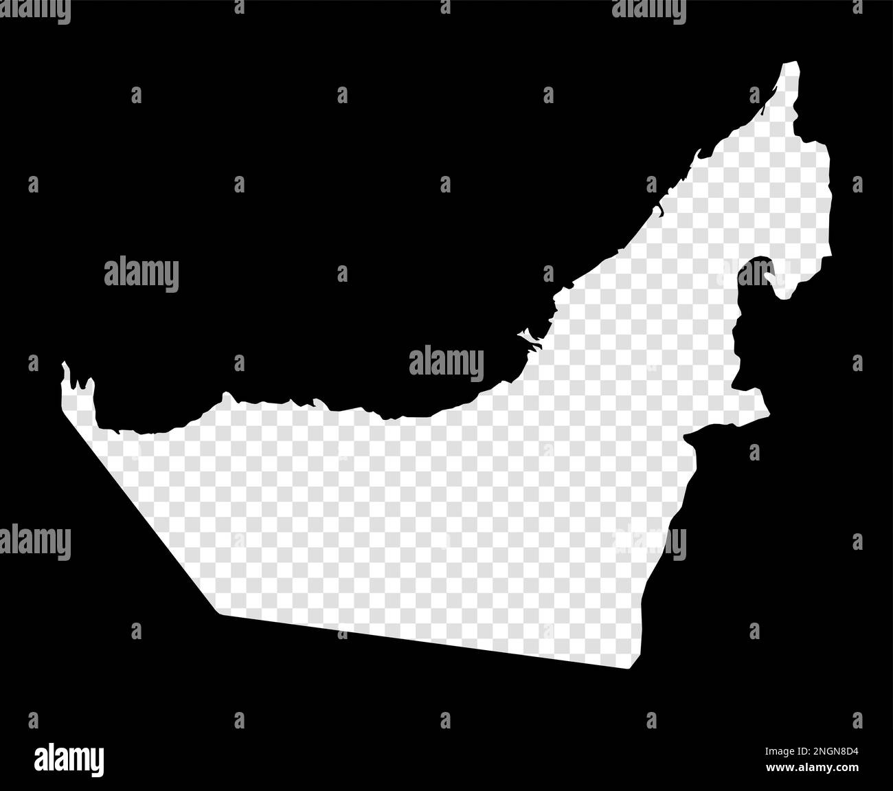 Uae map Black and White Stock Photos & Images - Alamy