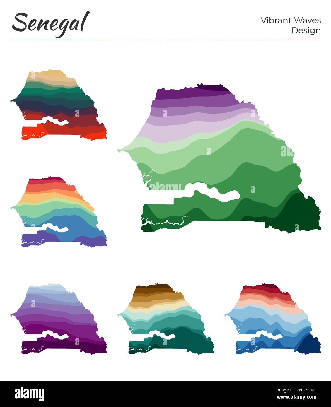 Maps of senegal hi-res stock photography and images - Alamy