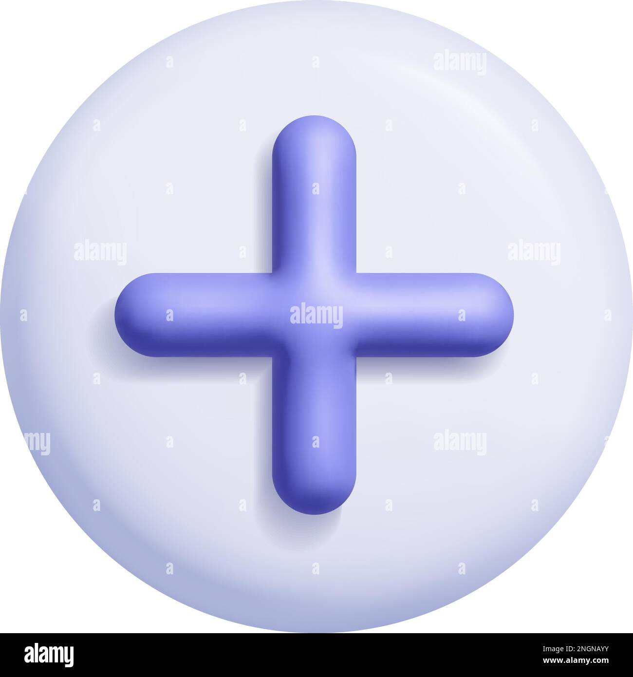 3d render plus sign Stock Vector Images - Alamy