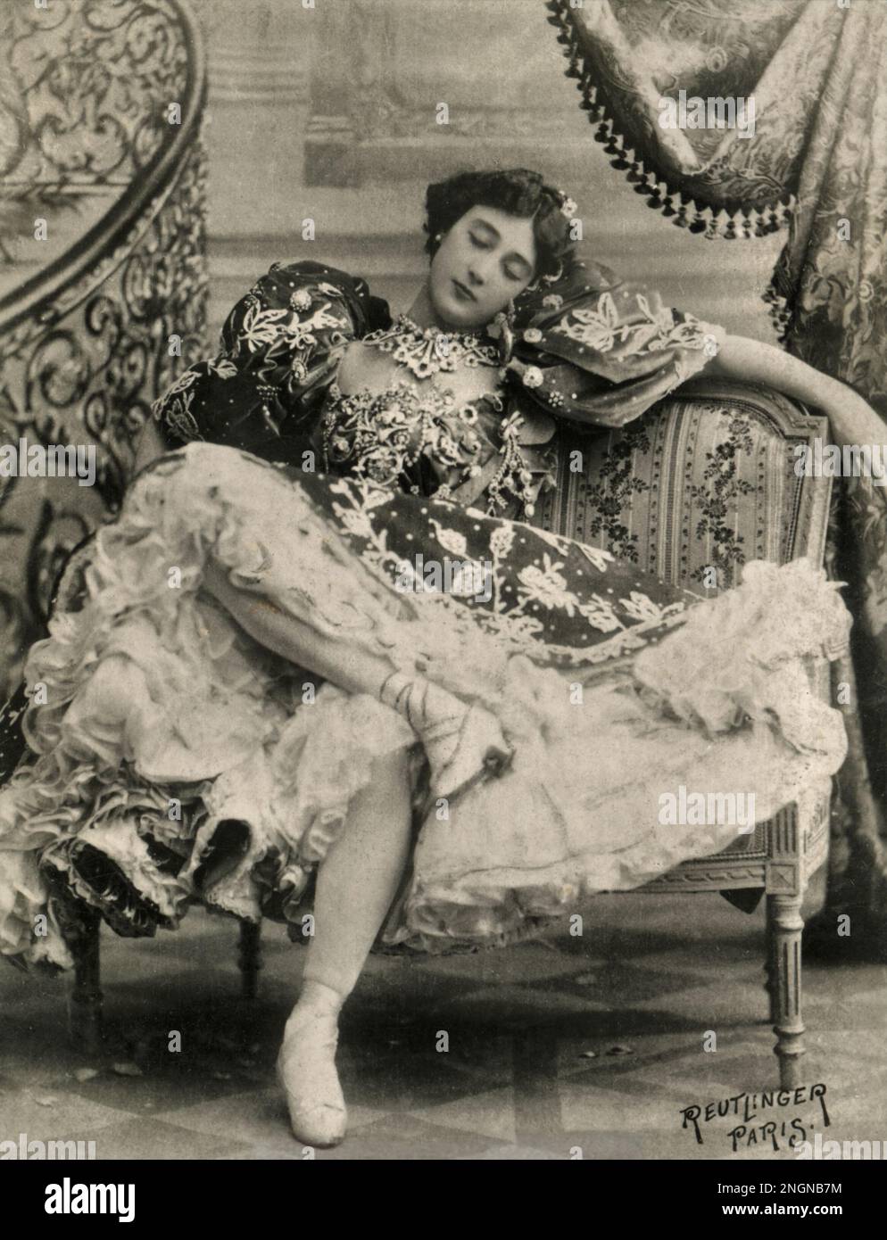 Carolina Otero ('la belle Otero') - photo by Reutlinger Studio (Paris ...