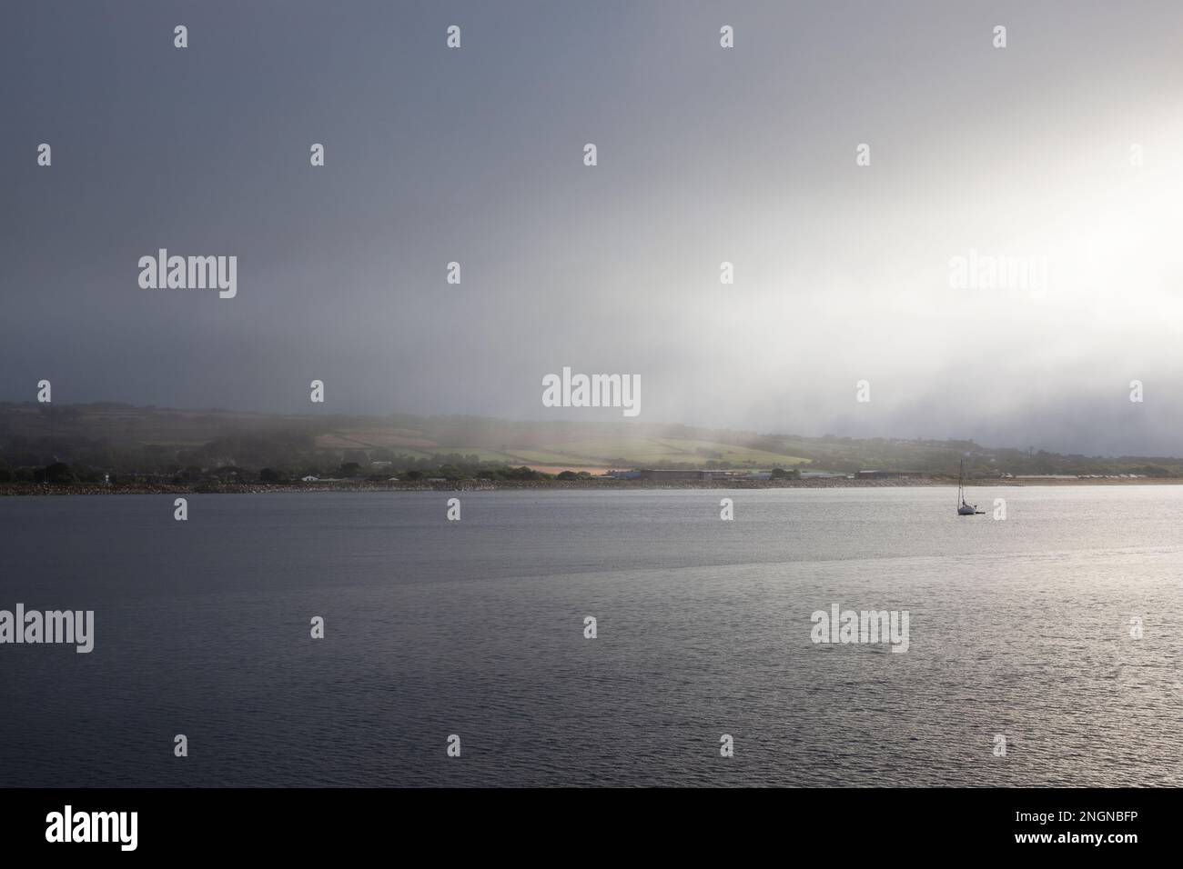 First light in Penzance Harbour, Cornwall Stock Photo - Alamy