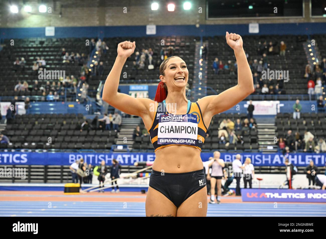 Birmingham, UK, 18 February 2023. Jade IVE of Sutton & District AC ...
