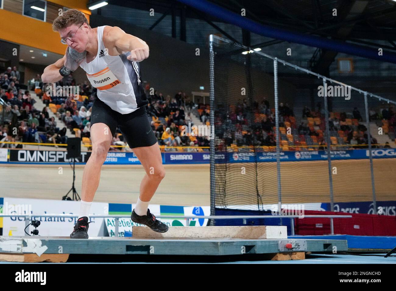 Marijn van den born competing on the shot put men hi-res stock ...