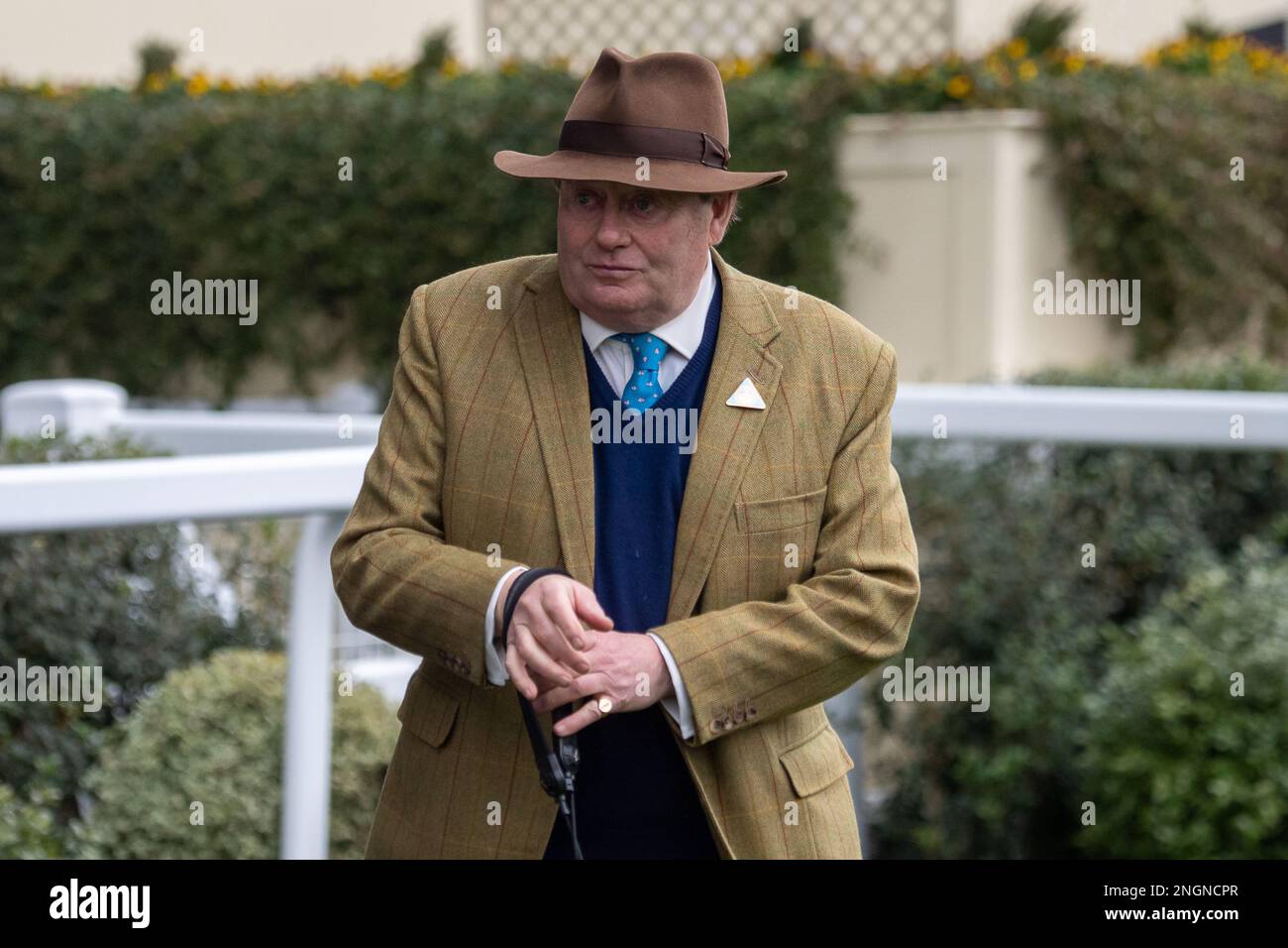 Trainer nicky henderson betfair ascot chase day ascot racecourse hi-res ...