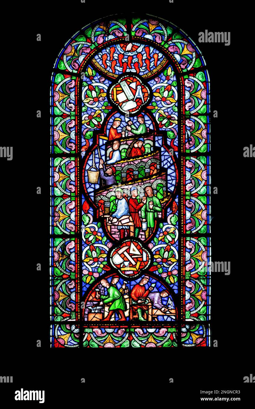 Beautiful stained glass window hi-res stock photography and images - Alamy