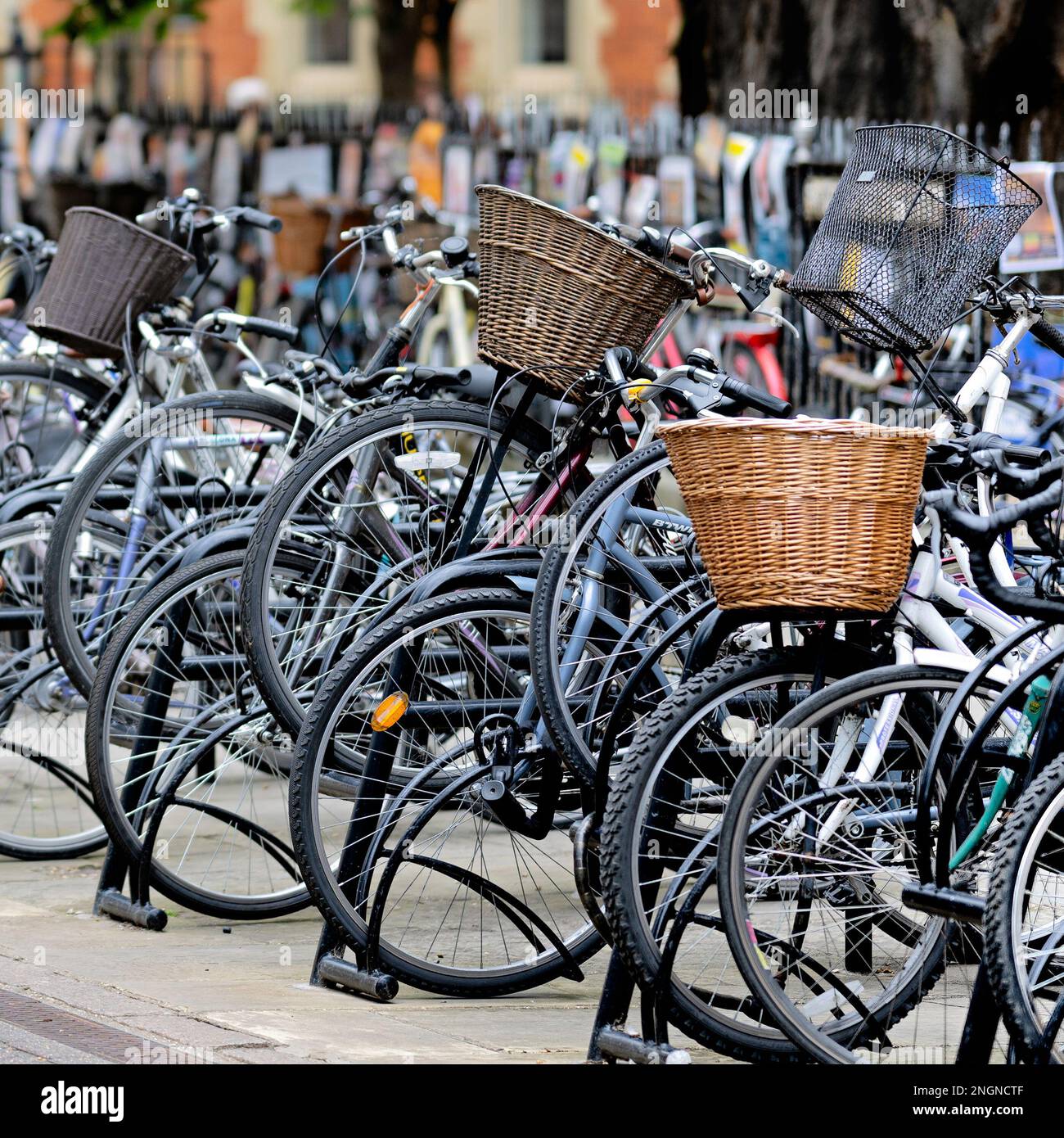 Bicycles in Cambridge, England Stock Photo - Alamy