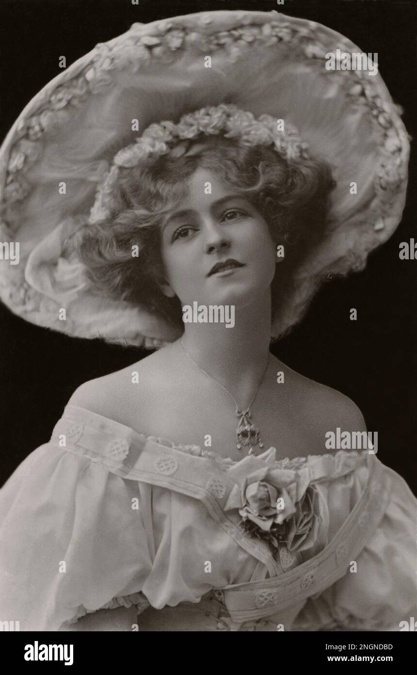 Gabrielle Ray - photo by W & D Downey (London) - restored from original ...