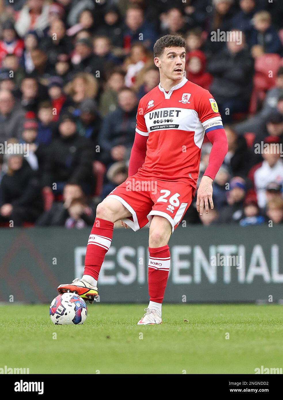 Darragh Lenihan of Middlesbrough in action during the Sky Bet ...