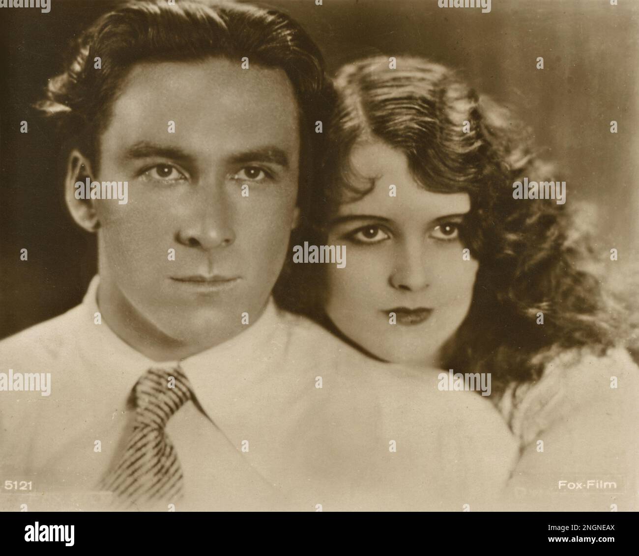 George O'Brien and June Collyer c 1927 - restored from original 'Iris ...