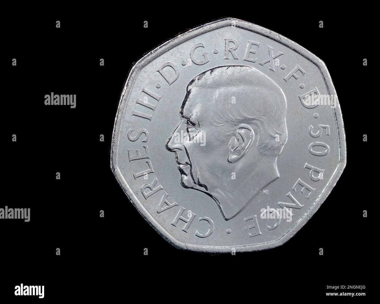 King charles fifty pence hi-res stock photography and images - Alamy