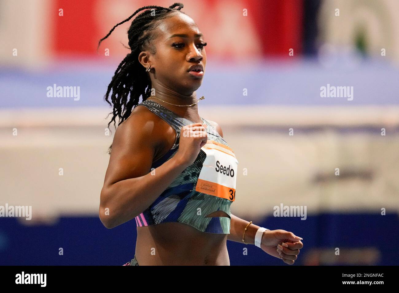 Nketia seedo competing on the 60m women hi-res stock photography and ...