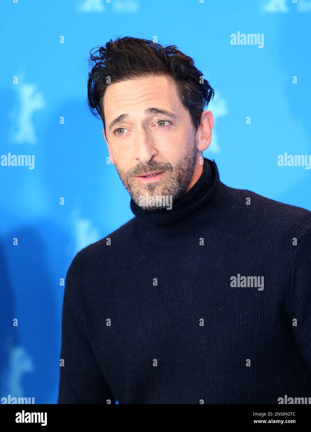 Berlin, Germany. 18th February 2023. Actor Adrien Brody at the photocall for the film Manodrome ...