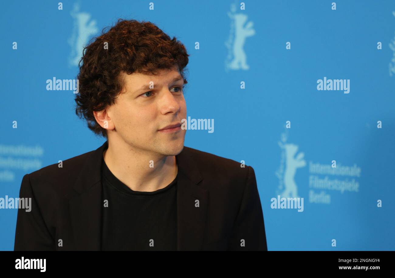 Berlin, Germany. 18th February 2023. Actor Jesse Eisenberg at the ...