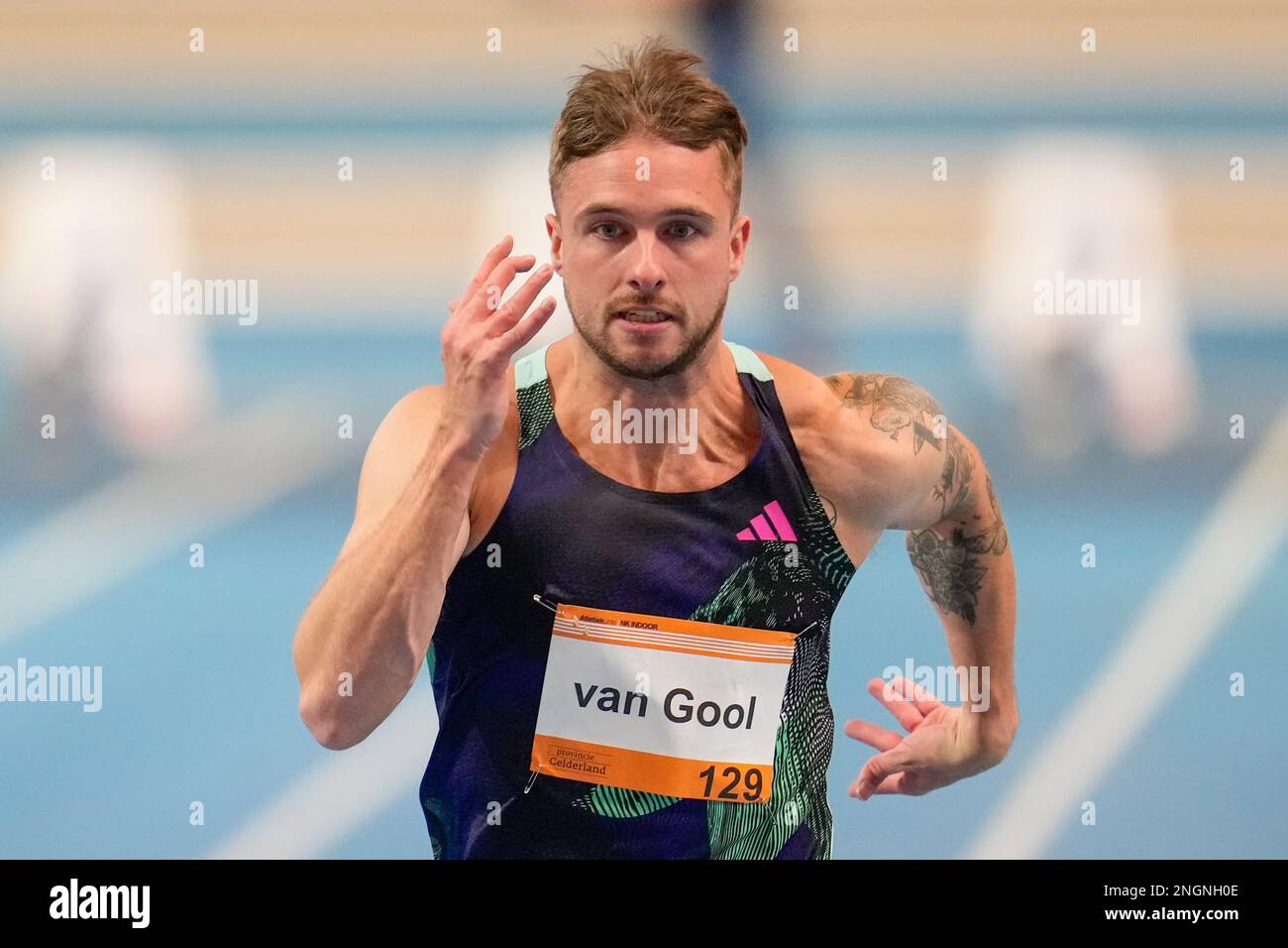 APELDOORN, NETHERLANDS - FEBRUARY 18: Joris van Gool competing on the ...