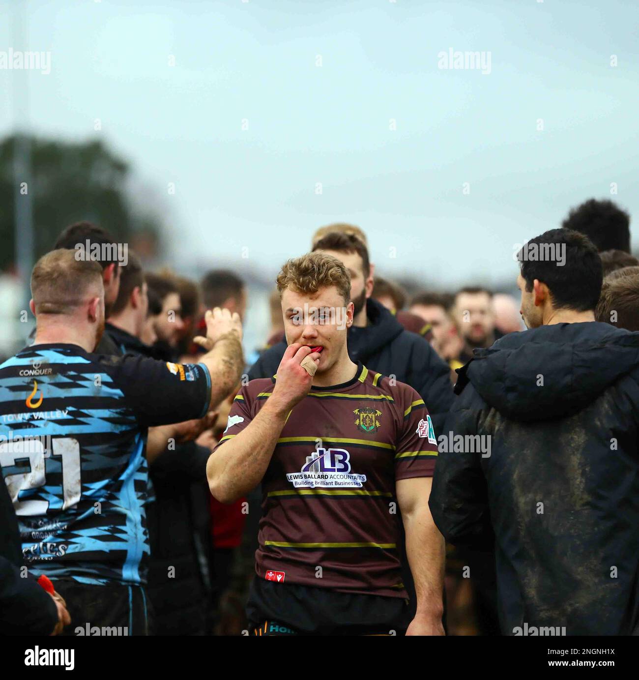 Ammanford RFC v St Joseph's RFC 2023 WRU Cup Stock Photo - Alamy