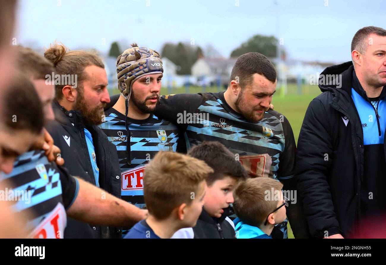 Ammanford RFC v St Joseph's RFC 2023 WRU Cup Stock Photo - Alamy