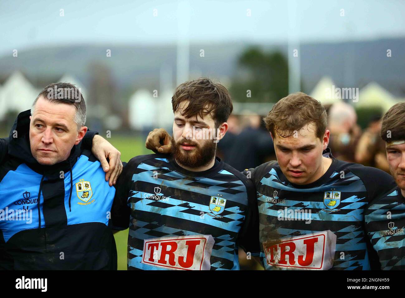 Ammanford RFC v St Joseph's RFC 2023 WRU Cup Stock Photo - Alamy