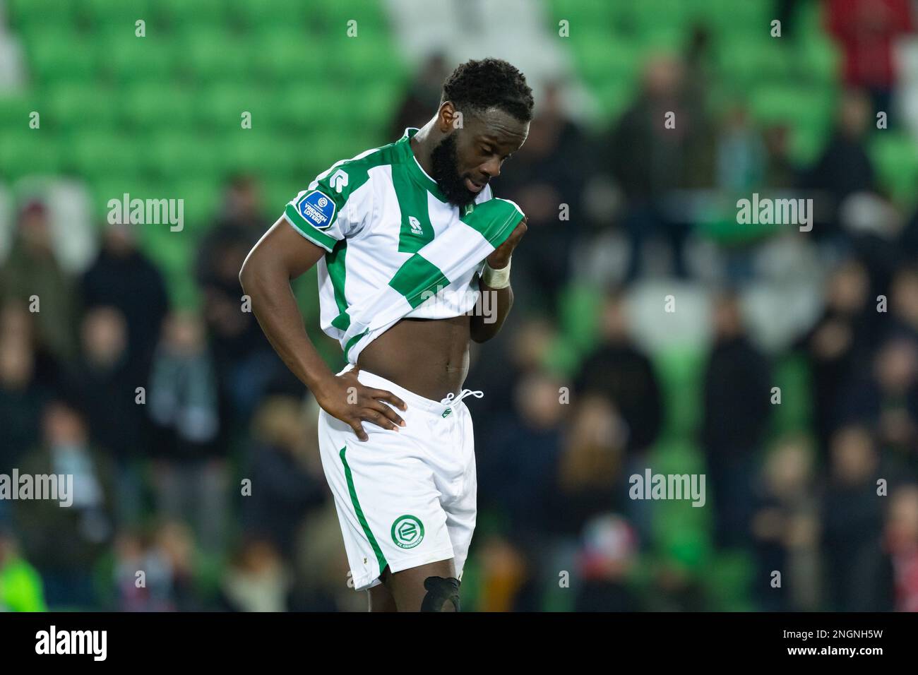 GRONINGEN, Euroborg stadium, 18-02-2023 , season 2022 / 2023 , Dutch ...