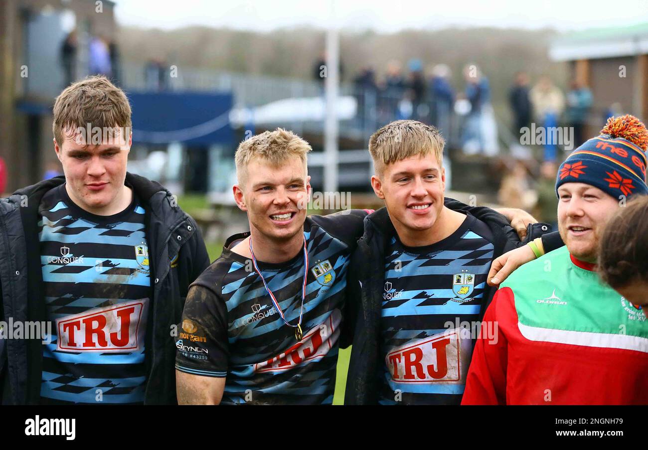Ammanford RFC v St Joseph's RFC 2023 WRU Cup Stock Photo - Alamy