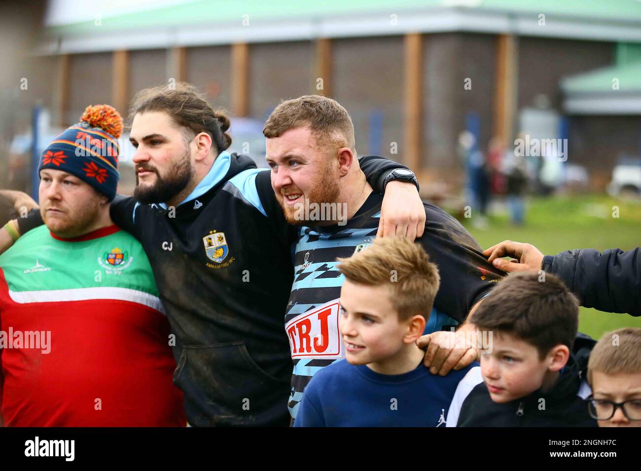 Ammanford RFC v St Joseph's RFC 2023 WRU Cup Stock Photo - Alamy