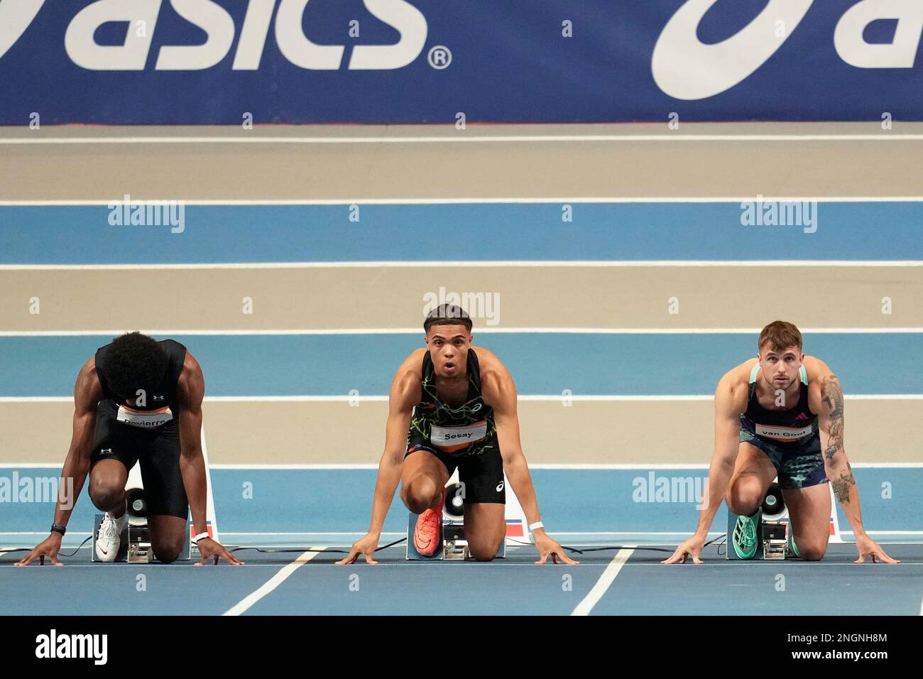APELDOORN, NETHERLANDS - FEBRUARY 18: Joris van Gool competing on the ...