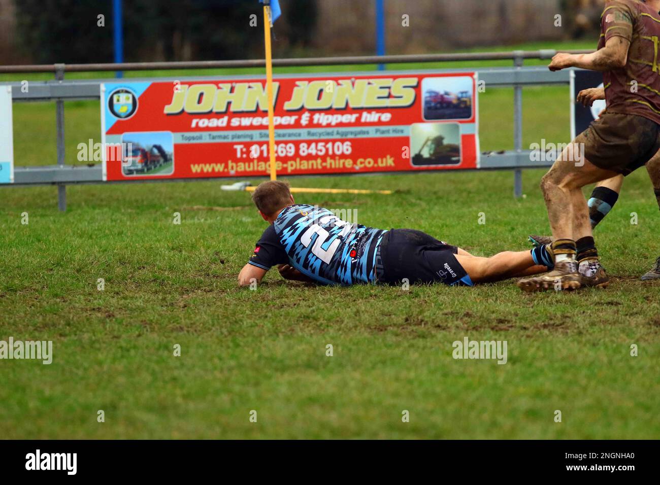 Ammanford RFC v St Joseph's RFC 2023 WRU Cup Stock Photo - Alamy