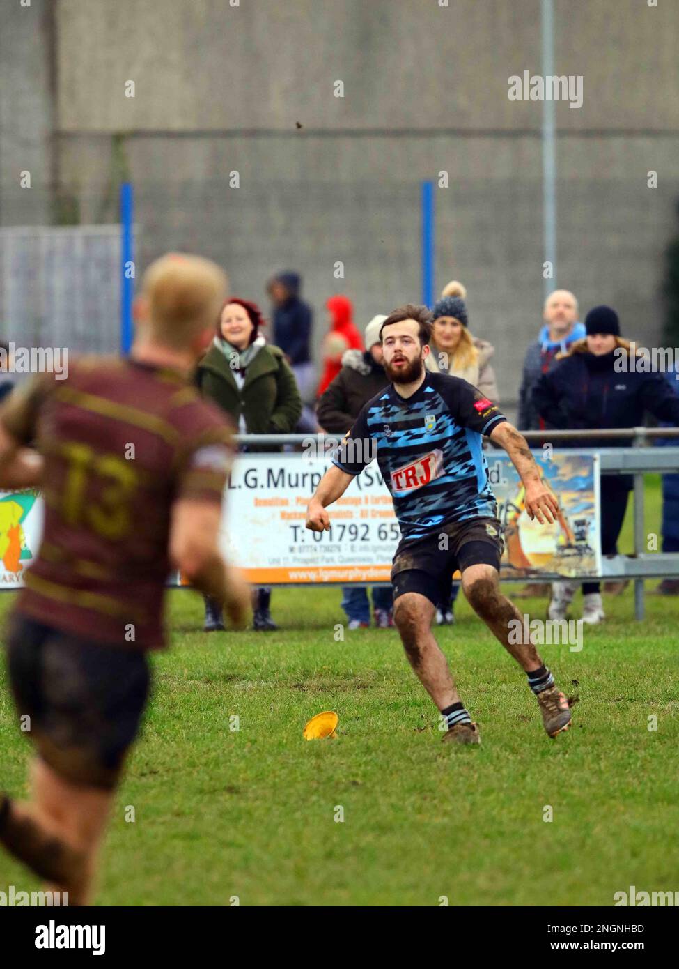 Ammanford RFC v St Joseph's RFC 2023 WRU Cup Stock Photo - Alamy