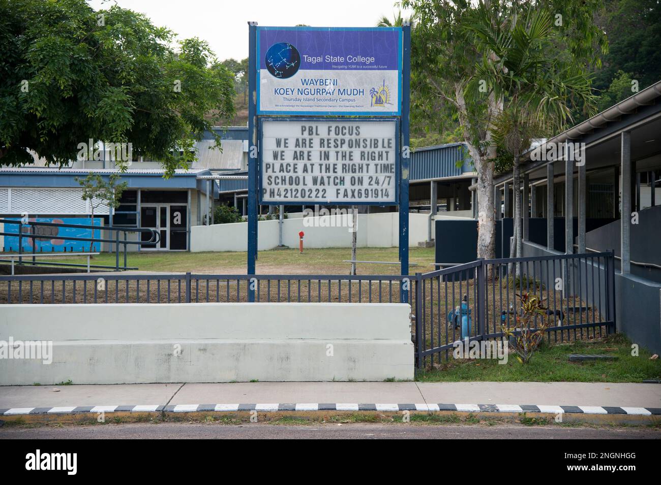 Tagai State College on Thursday Island, in the Torres Strait, north ...
