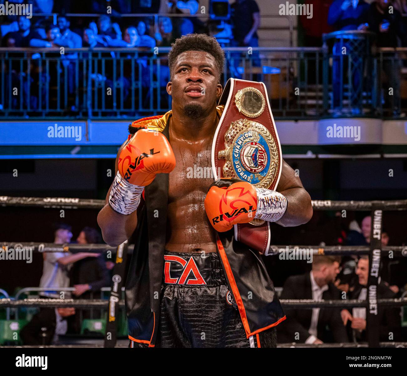 Adeleye vs bezus fight night hi-res stock photography and images - Alamy
