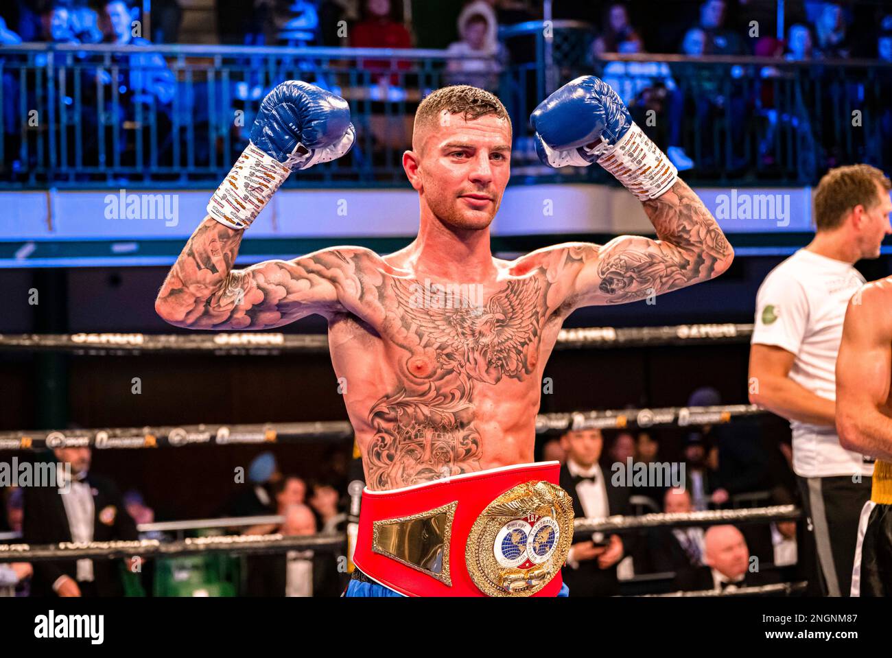 LONDON, UNITED KINGDOM. 17th Feb, 2023. Mark Chamberlain vs Vairo Lenti ...