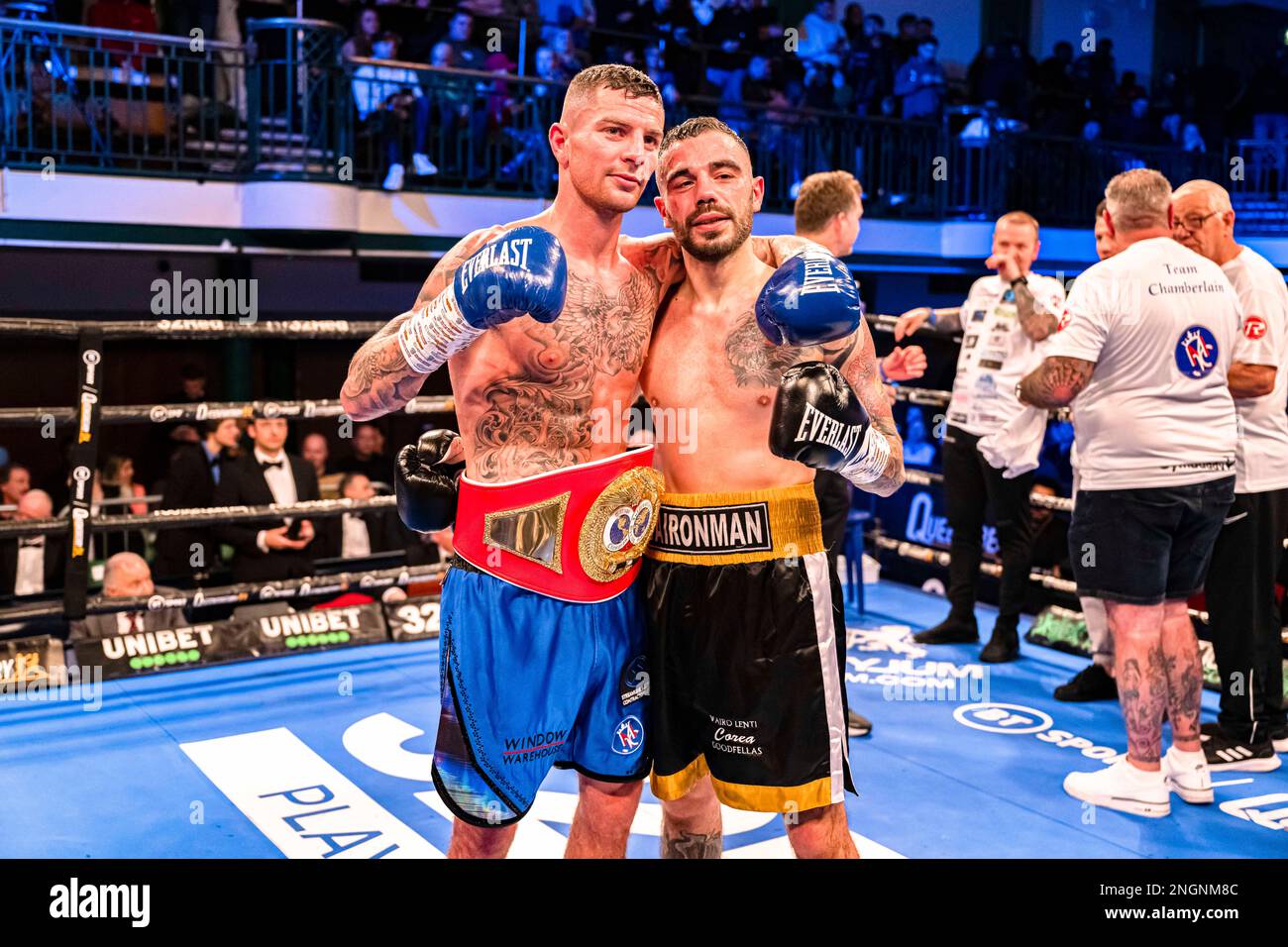 LONDON, UNITED KINGDOM. 17th Feb, 2023. Mark Chamberlain vs Vairo Lenti ...