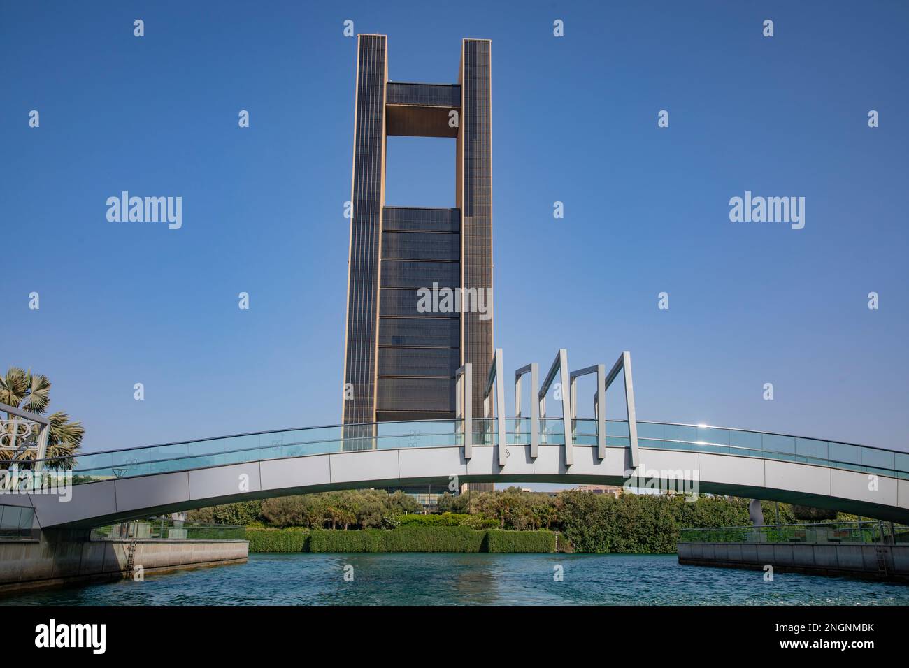 View of modern architecture of the Four Season Hotel Manama Bahrain ...