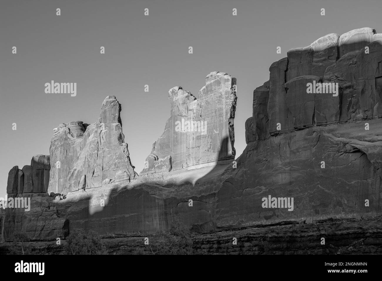Utah desert rocks Black and White Stock Photos & Images - Alamy