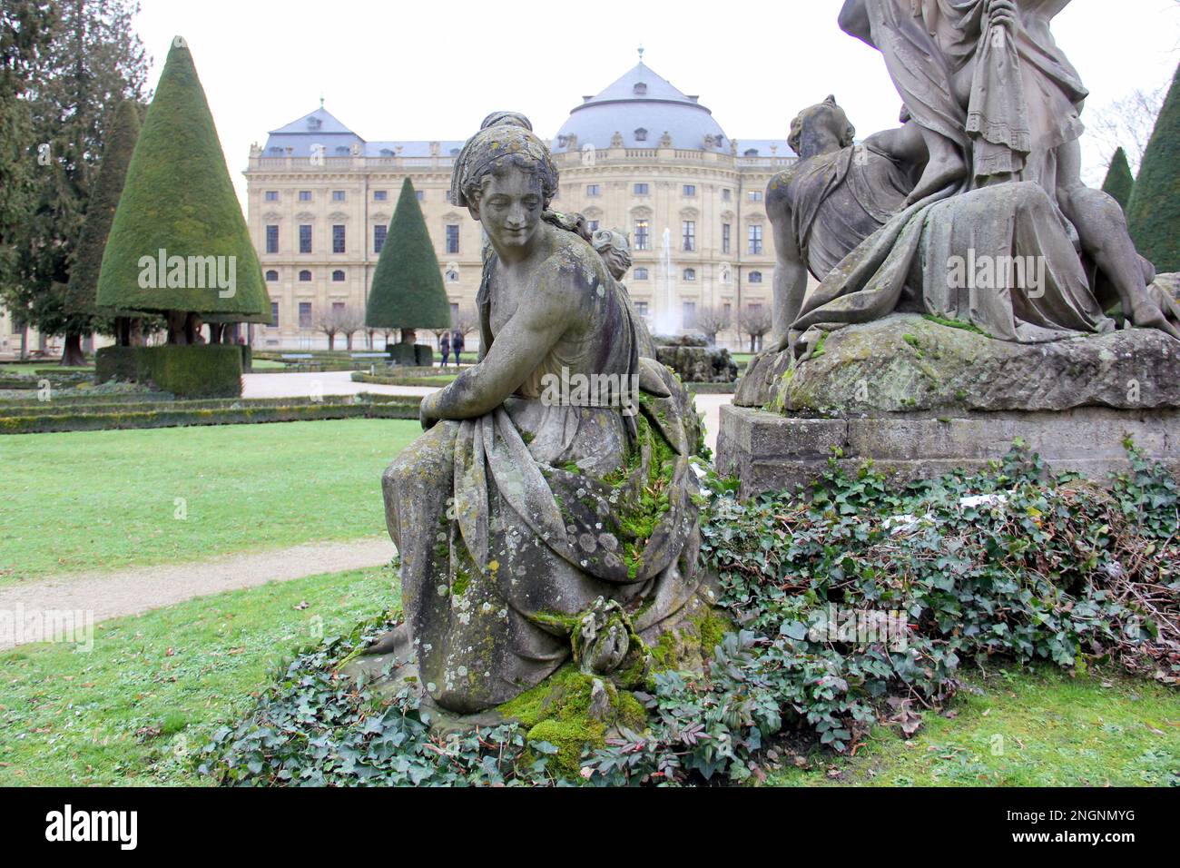 The Abduction of Proserpina, sculptural group in the Court Gardens of ...