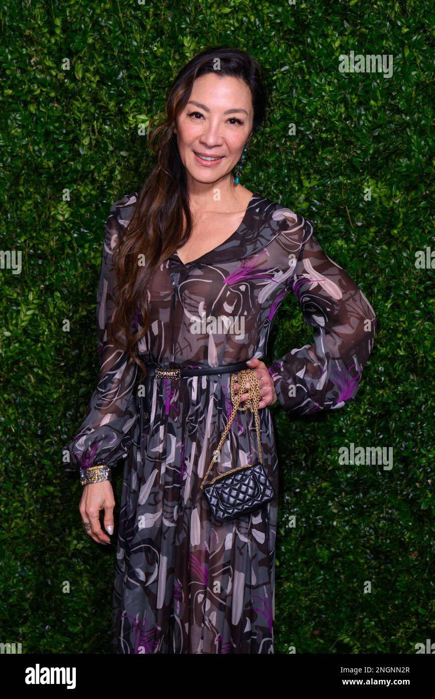 Michelle yeoh arriving uk hi-res stock photography and images - Alamy