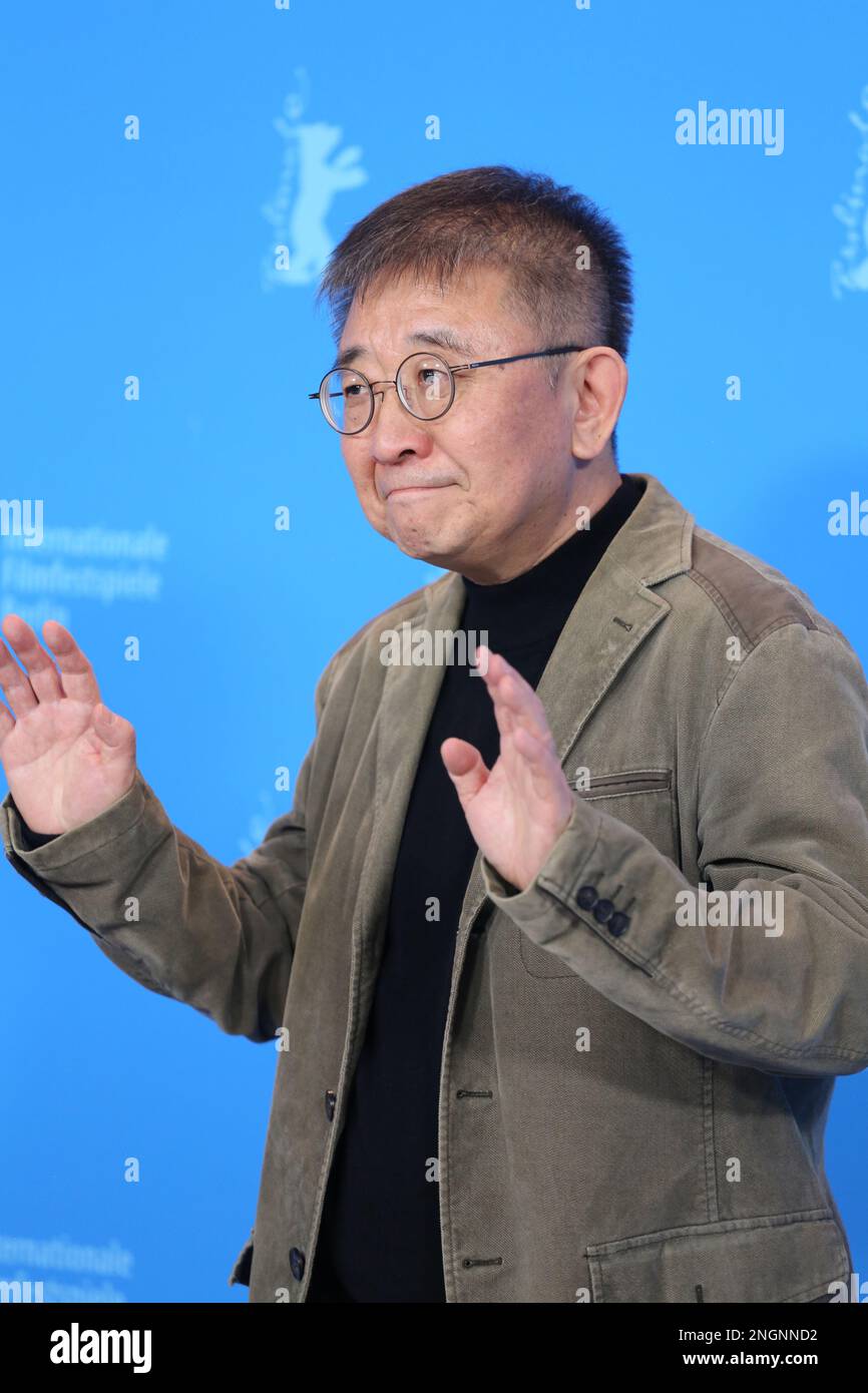 Berlin, Germany. 18th February 2023. Director Zhang Lu at the photocall ...