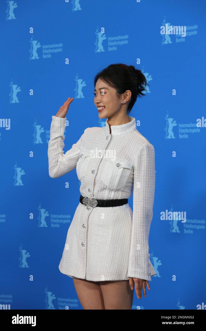 Berlin, Germany. 18th February 2023. Actress Yao Huang at the photocall ...