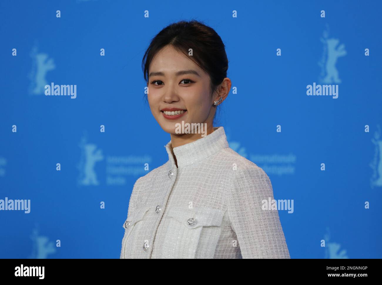 Berlin, Germany. 18th February 2023. Actress Yao Huang at the photocall ...
