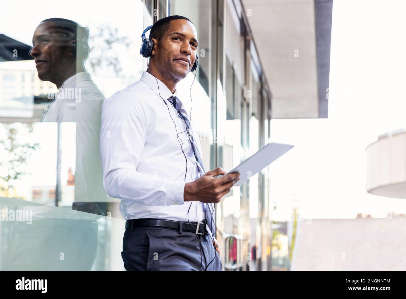 Handsome male african american business man CEO in a stylish corporate ...