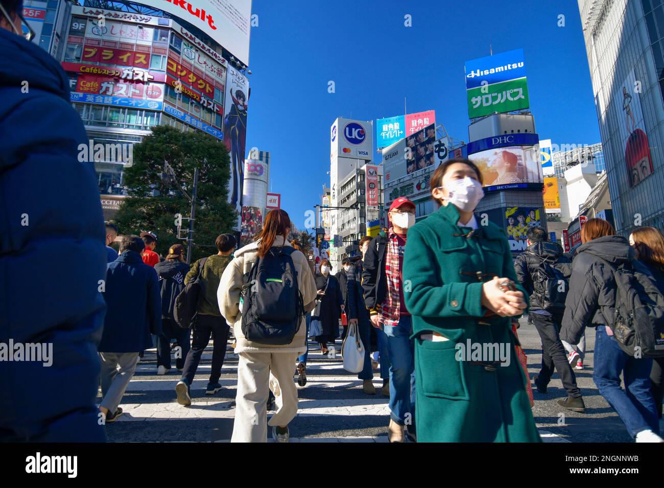 Shibuya crossing, Tokyo, Japan Stock Photo - Alamy