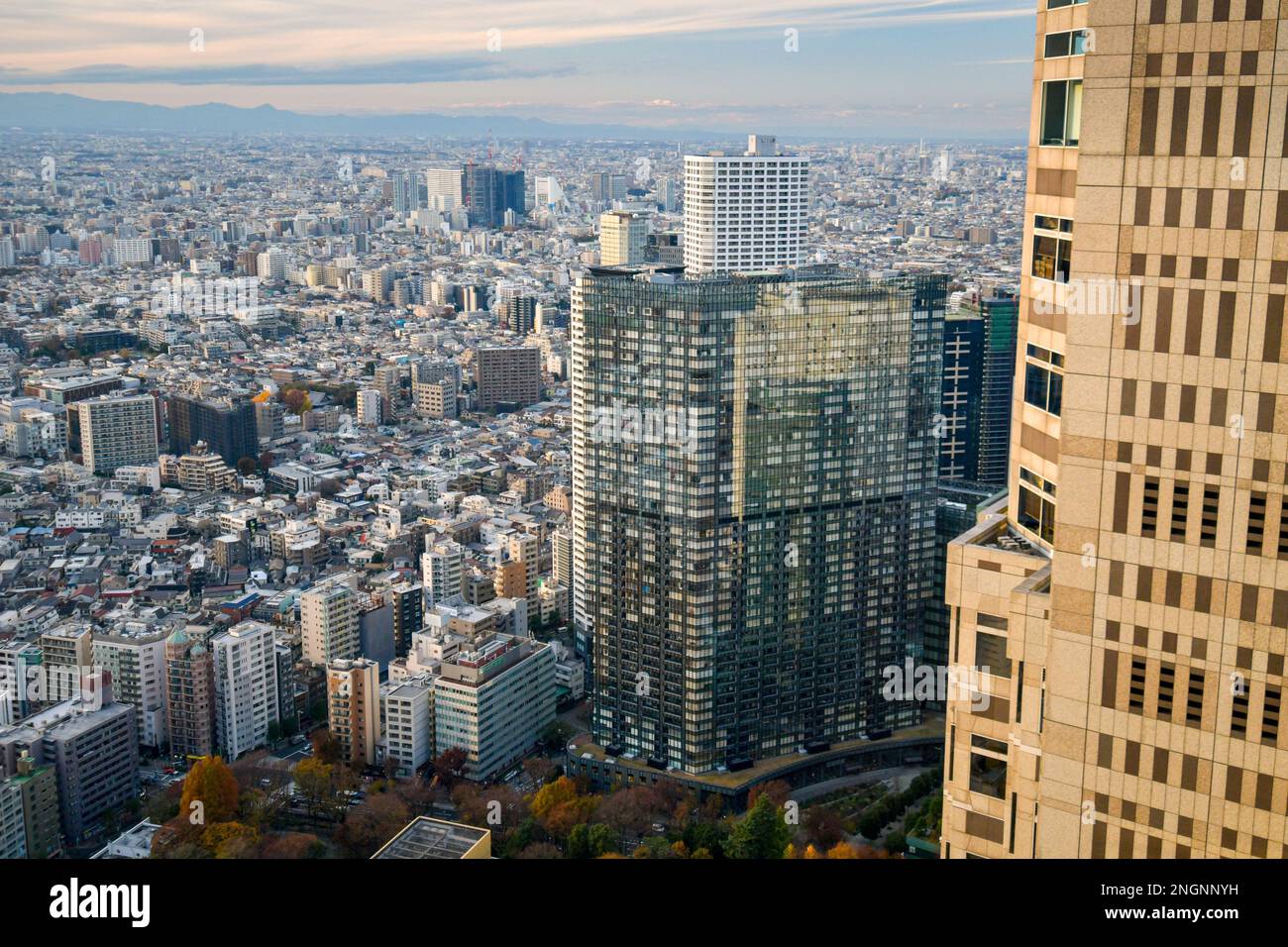 Japanese buildings urban sprawl hi-res stock photography and images - Alamy