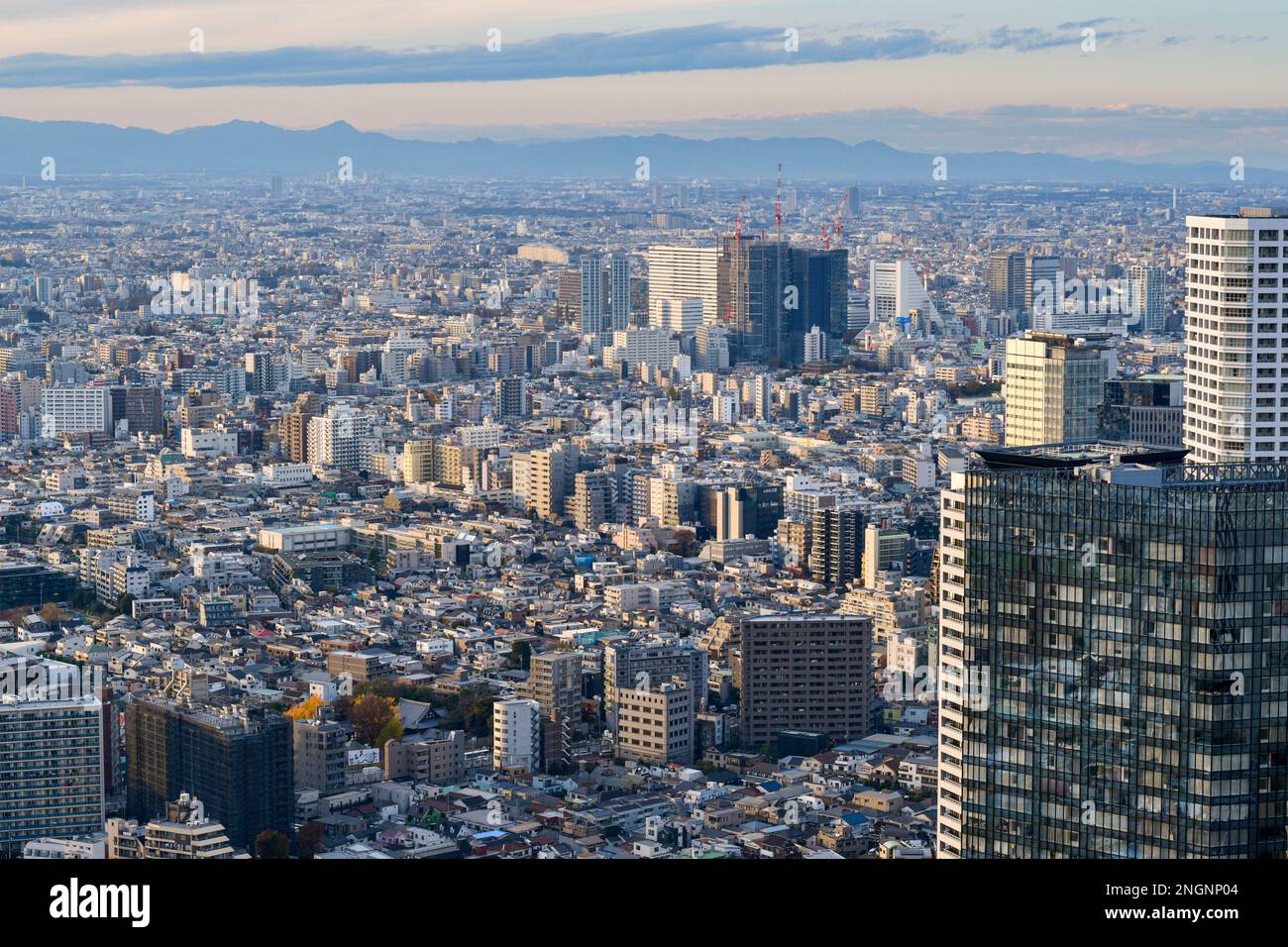 Japanese buildings urban sprawl hi-res stock photography and images - Alamy