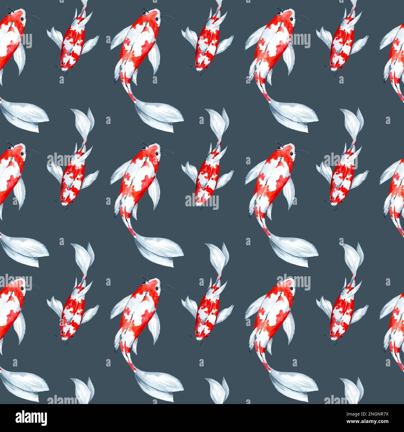 Koi fish painting hi-res stock photography and images - Alamy