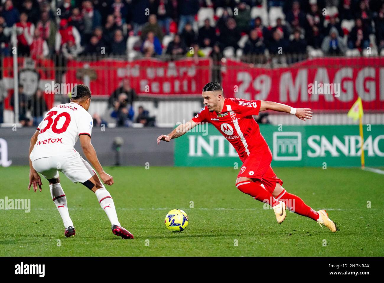 Dany Mota (AC Monza) during the Italian championship Serie A football ...
