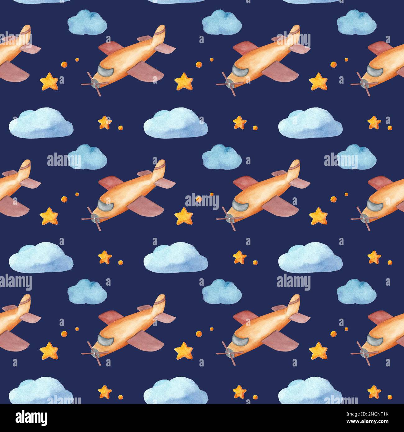 Isolated children transport cartoon kids airplane hi-res stock ...