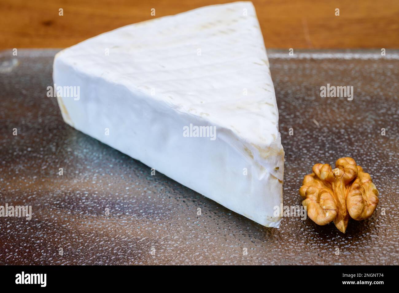 Cheese collection, French brie de Meaux cheese from Seine-et-Marne ...