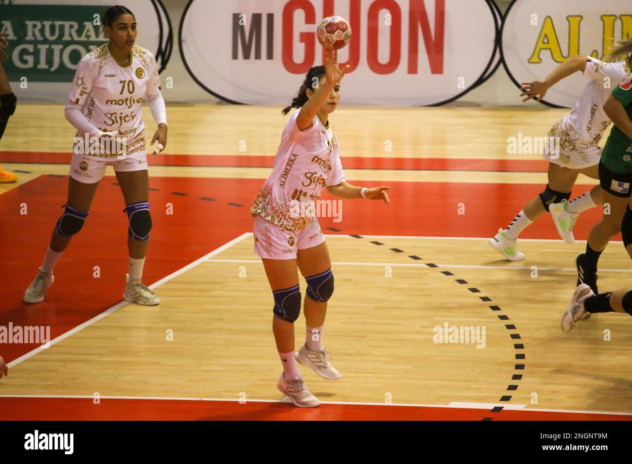 Gijon, Spain, 18th February, 2023: Motive.co's player, Mina Novovic (23 ...