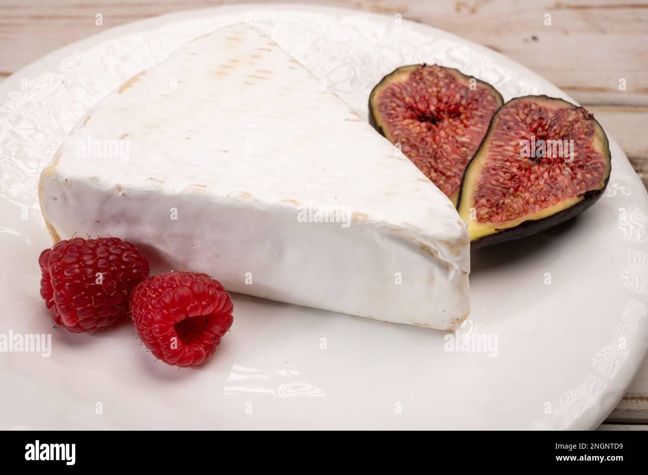 Cheese collection, French brie de Meaux cheese from Seine-et-Marne ...