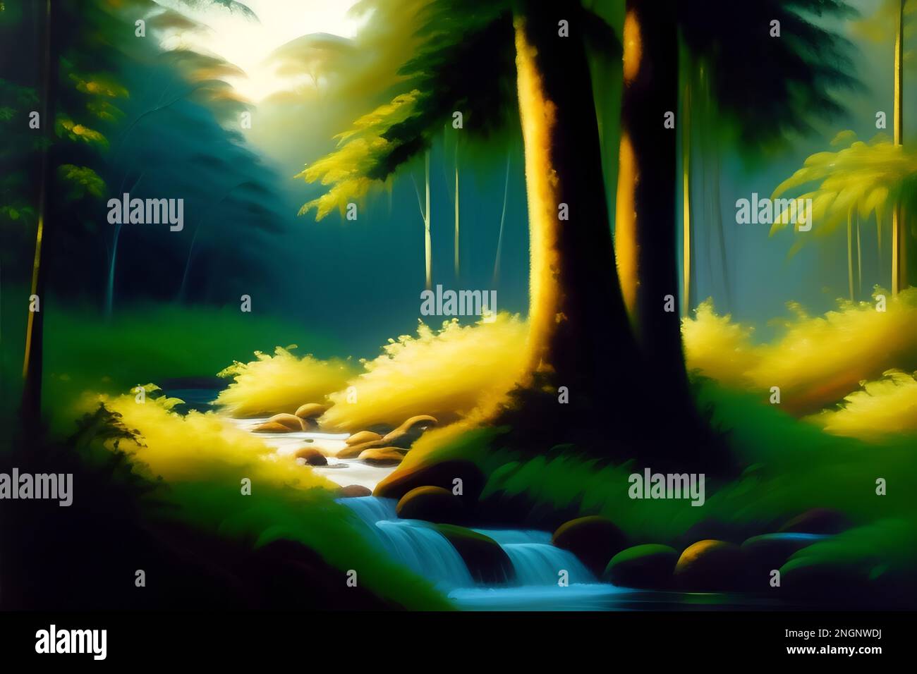 Tropical rainforest illustration hi-res stock photography and images ...